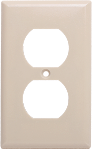 DUPLEX PLUG COVER IVORY - CFM Equipment Distributors, Inc.